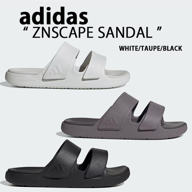 adidas アディダス サンダル ストラップ サイズ調整 ZNSCAPE SANDAL TAUPE トープ JI1858 WHITE ホワイト JI1856 BLACK ブラック JR3122