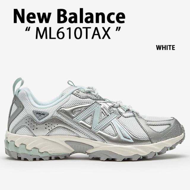 New Balance ニューバランス スニーカー ML610TAX WHITE シューズ ホワイト ランニングシューズ メッシュ NewBalance610 レディース
