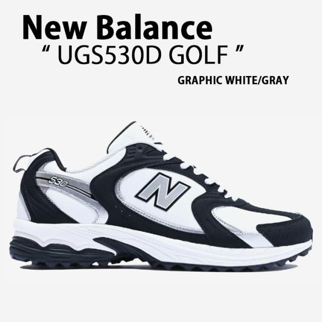 New Balance ニューバランス スニーカー UGS530 v1 UGS530D GOLF スパイクレス ゴルフシューズ GRAPHIC シューズ グラフィックホワイト