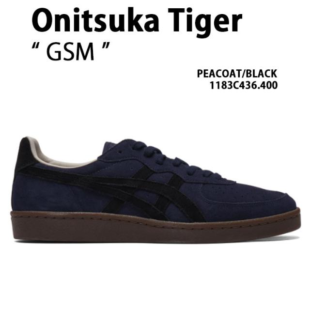 Onitsuka Tiger オニツカタイガー スニーカー GSM PEACOAT BLACK 1183C436.400 ピーコート ブラック ナチュラルカラー