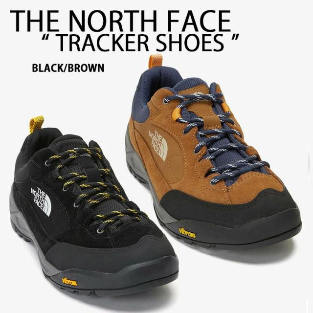 THE NORTH FACE ノースフェイス トレッキングシューズ TRACKER アウトドア BLACK BROWN マウンテンシューズ 登山シューズ NS91N54