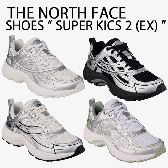 THE NORTH FACE ノースフェイス スニーカー SUPER KICKS 2 (EX) シューズ BLACK CREAM WHITE ライフスタイルスニーカー  NS93R44 NS93R42