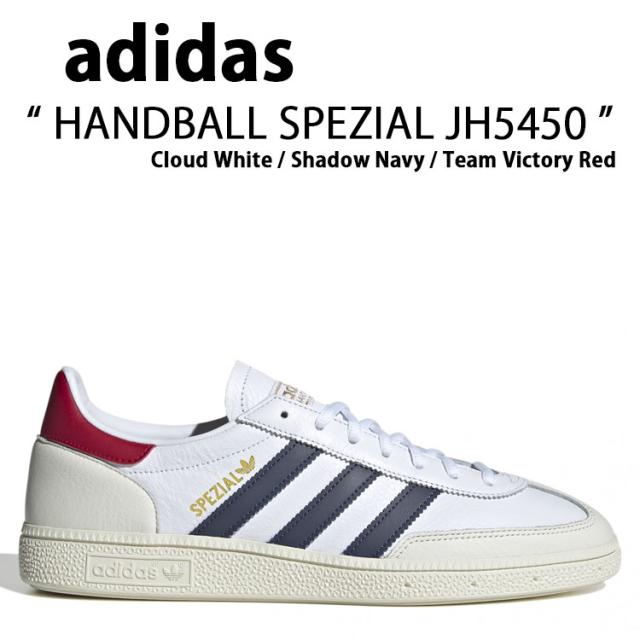 adidas originals アディダス スニーカー HANDBALL SPEZIAL JH5450 Cloud White / Shadow Navy / Team Victory Red シューズ ハンドボール スペツィアル クラウドホワイト シャドゥネイビー チームヴィクトリーレッド メンズ レディース【中古】未使用品