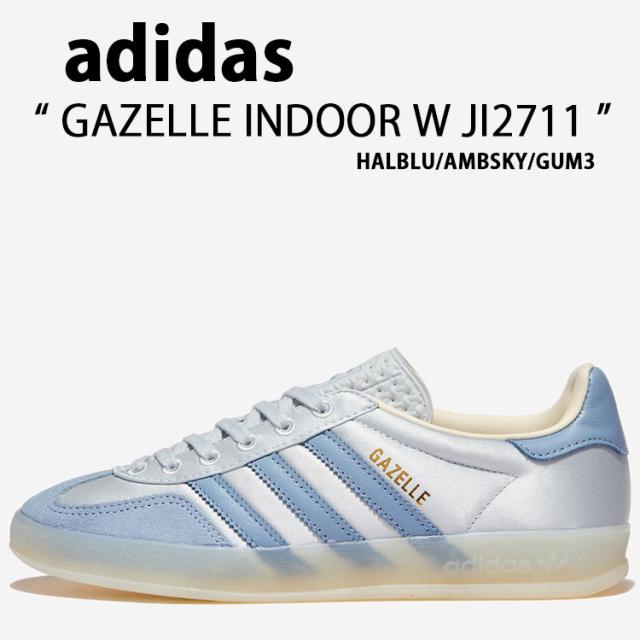 adidas originals アディダス スニーカー GAZELLE INDOOR W JI2711 HALBLU AMBSKY GUM3 シューズ ガゼル インドア HALO BLUE