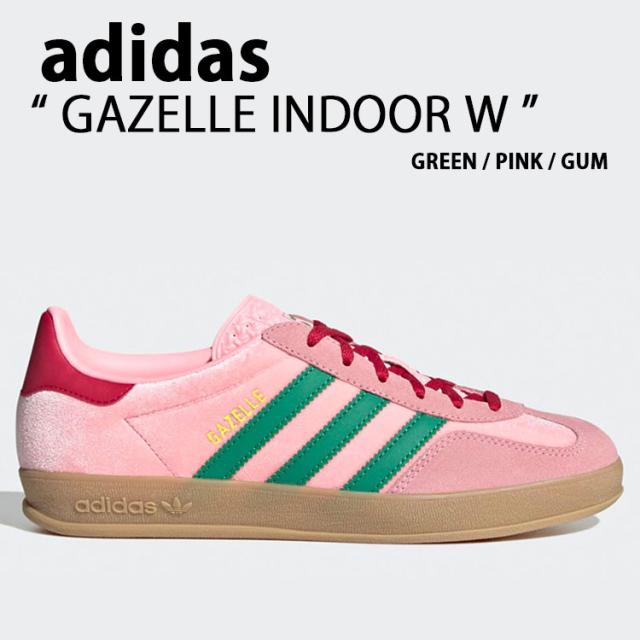 adidas originals アディダス スニーカー GAZELLE INDOOR W JI2713 シューズ ガゼル インドア ピンク グリーン メンズ レディース