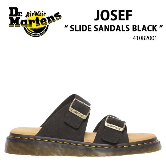 Dr.Martens ドクターマーチン ストラップサンダル JOSEF SLIDE SANDALS 41082001 シューズ ジョセフ スライドサンダル ブラック