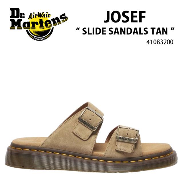 Dr.Martens ドクターマーチン サンダル JOSEF SLIDE SANDALS TAN 41083200 シューズ ジョセフ スライドサンダル スエードスライド