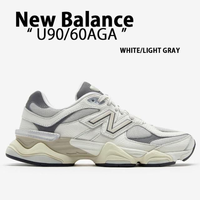 New Balance ニューバランス スニーカー U9060AGA WHITE LIGHT GRAY 90/60 シューズ NewBlance9060 ホワイト ライトグレー スエード