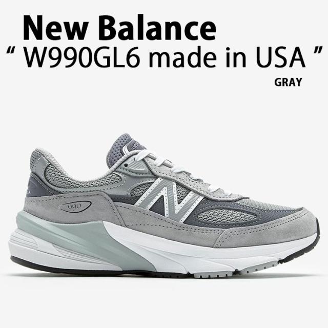 New Balance ニューバランス スニーカー W990GL6 MADE IN USA シューズ NewBalance990 メイドインアメリカ グレー レディース