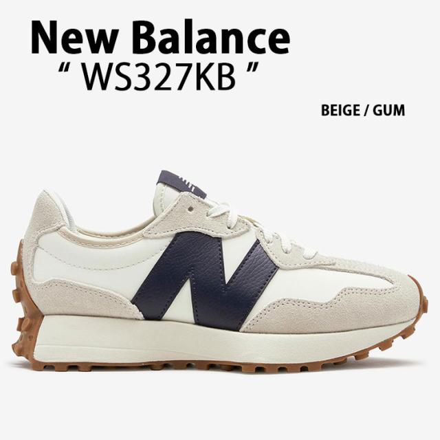 New Balance ニューバランス スニーカー WS327KB BEIGE GUM シューズ NewBalance327 ベージュ ガム スエード 本革 レディース