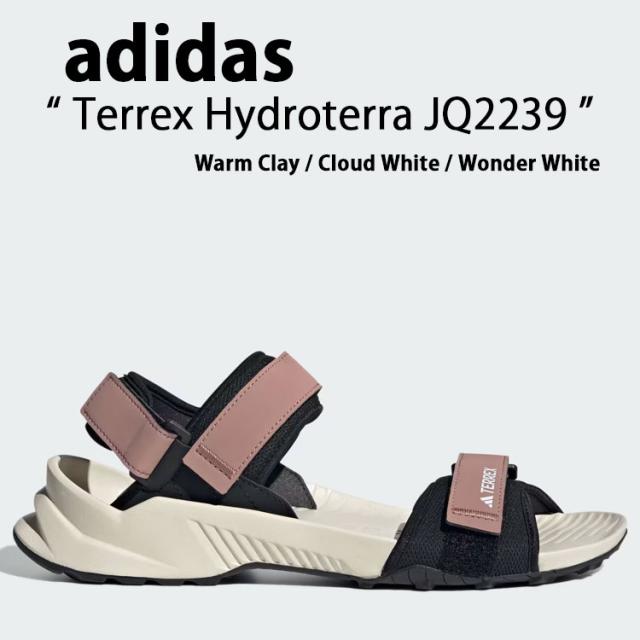 adidas アディダス スポーツサンダル Terrex Hydroterra Sandals テレックス ハイドロテラ サンダル JQ2239 Warm Clay / Cloud White / Wonder White サイズ調整 ストラップサンダル
