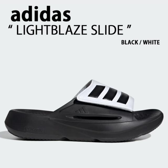 adidas originals アディダス 厚底 サンダル LIGHTBLAZE SLIDE JS3588 シューズ ライトブレイズ スライド ブラック メンズ レディース