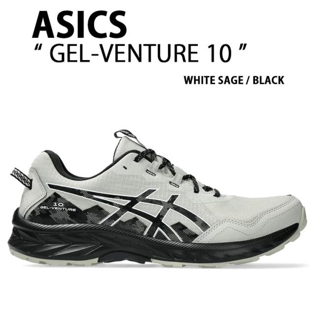 ASICS アシックス メンズ スニーカー GEL-VENTURE 10 STANDARD 1011B967-021 シューズ ゲルベンチャー10 メッシュ ホワイト ブラック