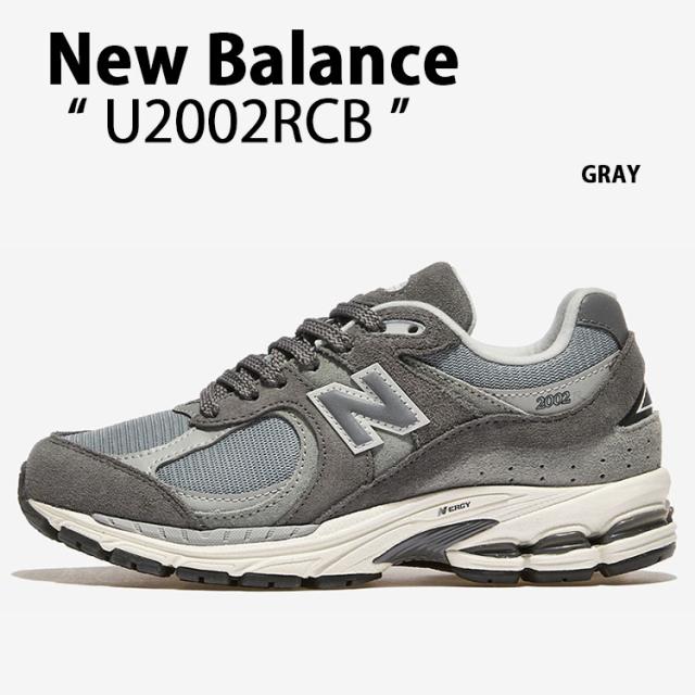 New Balance ニューバランス スニーカー U2002RCB GRAY シューズ NewBalance2002 グレー ロゴ スエード メンズ レディース