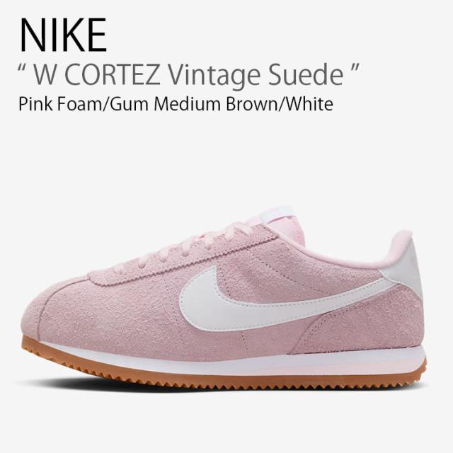 NIKE ナイキ レディース スニーカー W CORTEZ VINTAGE SUEDE ウィメンズ コルテッツ FJ2530-600 ローカット ピンク ウィメンズ 女性用