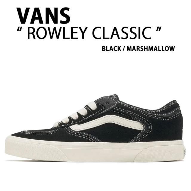 VANS バンズ スニーカー ROWLEY CLASSIC VN0009QJBPT BLACK シューズ　ローリークラシック ブラック ホワイト メンズ レディース