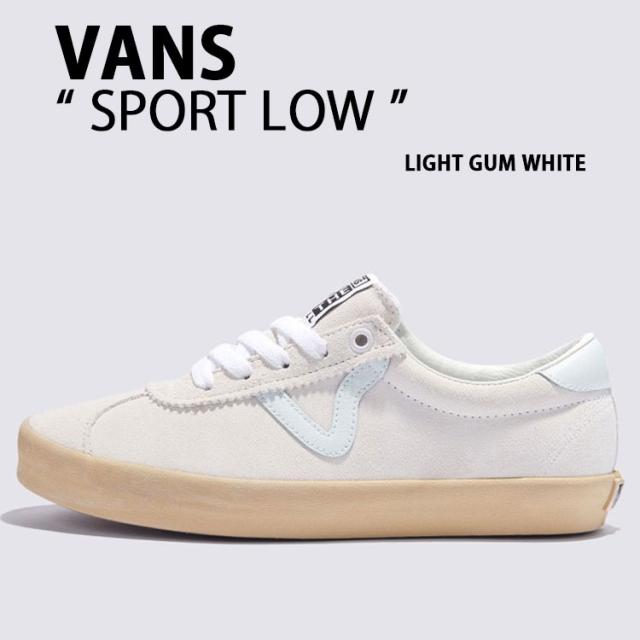 VANS バンズ スニーカー SPORT LOW VN000D1PCJA WHITE シューズ スポーツロー ホワイト スウェード メンズ レディース