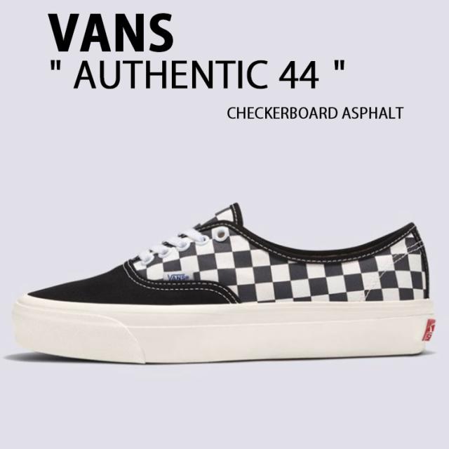 VANS バンズ スニーカー AUTHENTIC 44 CHECKERBOARD ASPHALT VN000EBN1O7 オーセンティック 44 チェッカーボード アスファルト