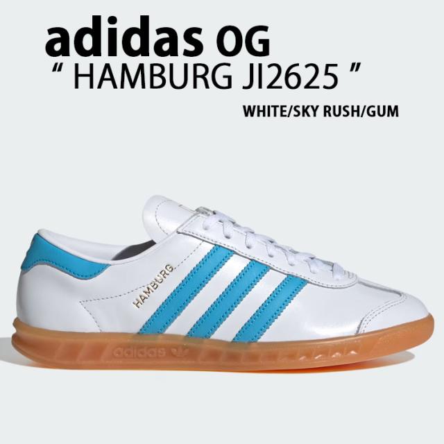 adidas originals アディダス スニーカー HAMBURG JI2625 シューズ ハンブルグ WHITE SKY GUM ガムソール ホワイト スカイ ガム レザー