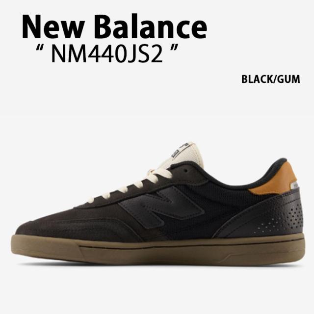 New Balance ニューバランス スニーカー NM440JS2 BLACK GUM シューズ NewBalance440 ブラック ガム スケートシューズ ロゴ スエード メンズ レディース