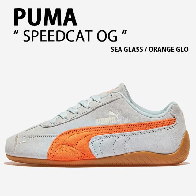 PUMA プーマ レディース スニーカー SPEEDCAT OG 398846-40 GRAY ORANGE シューズ スピードキャットOG グレー オレンジ スウェード