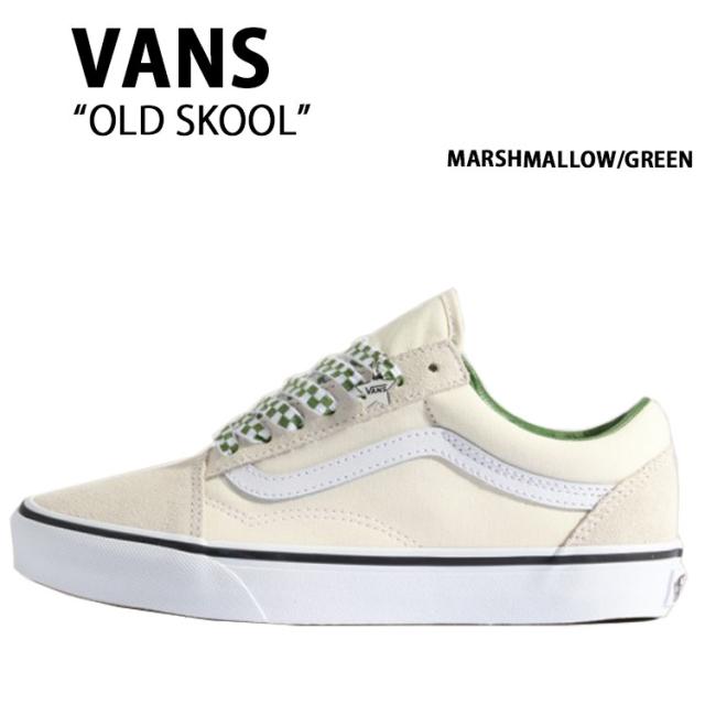 VANS バンズ スニーカー OLD SKOOL MARSHMALLOW GREEN VN000D6WBOM オールドスクール マシュマロ グリーン 女性用