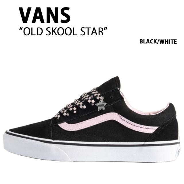 VANS バンズ スニーカー OLD SKOOL STAR BLACK WHITE VN000D6WY28 オールドスクール スター ブラック ホワイト 女性用