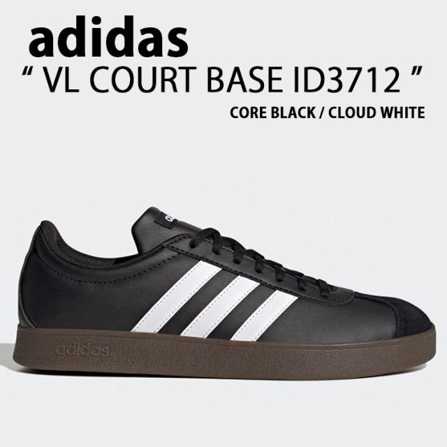adidas originals アディダス スニーカー VL COURT BASE ID3712 BLACK シューズ VLコートベース ブラック メンズ レディース