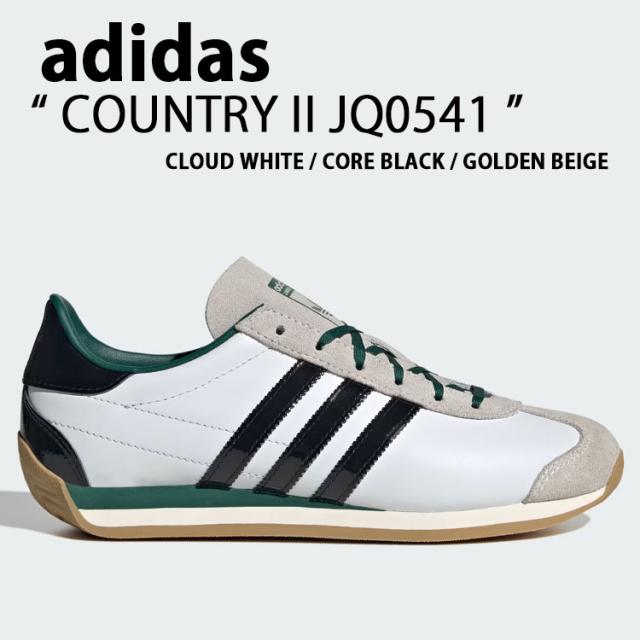adidas Originals アディダス オリジナルス スニーカー COUNTRY II JQ0541 WHITE シューズ カントリーII カントリー2 メンズ レディース
