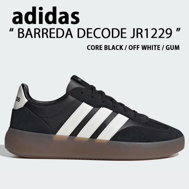 adidas Originals アディダス オリジナルス スニーカー BARREDA DECODE JR1229 BLACK WHITE シューズ バレダデコート メンズ レディース
