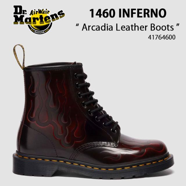 Dr.Martens ドクターマーチン 8ホールブーツ 1460 INFERNO 41764600 シューズ 1460インフェルノブーツ RED レッド メンズ レディース