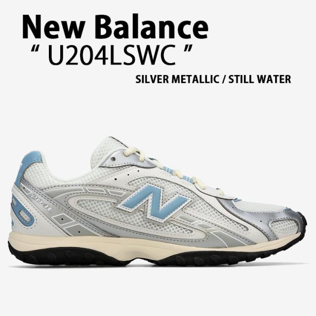 New Balance ニューバランス レディース スニーカー U204LSWC SILVER BLUE シューズ NewBalance204 ランシュー シルバー ブルー