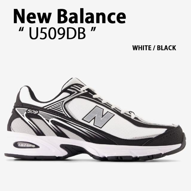 New Balance ニューバランス スニーカー U509DB WHITE BLACK シューズ NewBalance509 ランニングシューズ メンズ レディース