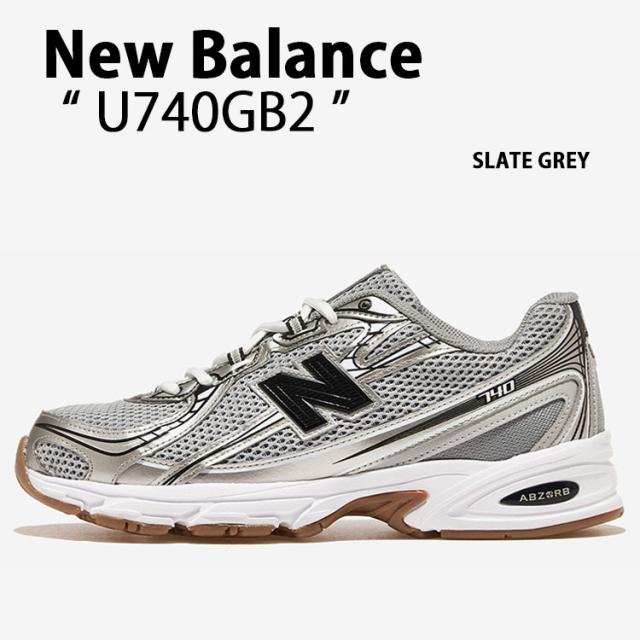 New Balance ニューバランス スニーカー U740GB2 GREY シューズ NewBalance740 グレー ランニングシューズ クラシック メンズ レディース