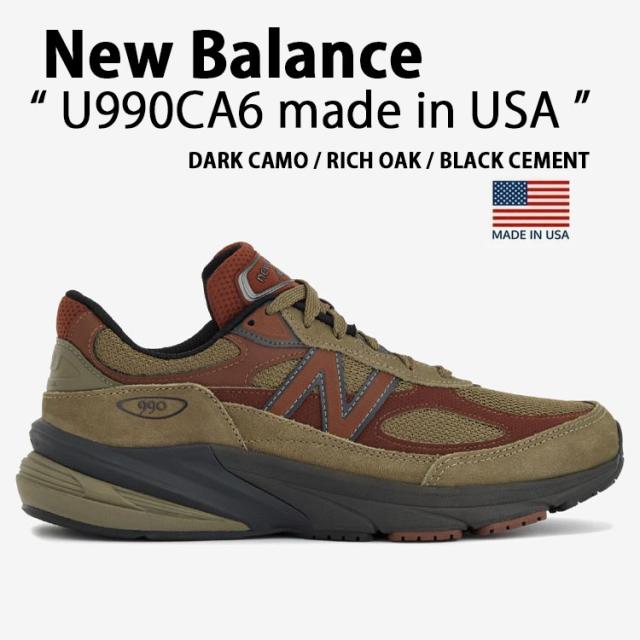 New Balance ニューバランス USA スニーカー U990CA6 KHAKI シューズ made in U.S.A. NewBalance990 カーキ 990v6 メンズ 男性用