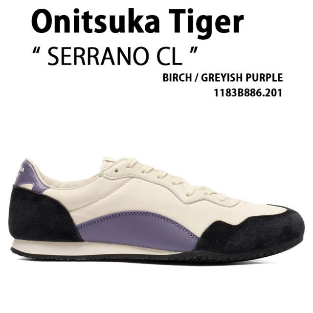 Onitsuka Tiger オニツカタイガー スニーカー SERRANO CL 1183B886.201 シューズ セラーノCL スエード BIRCH PURPLE メンズ レディース