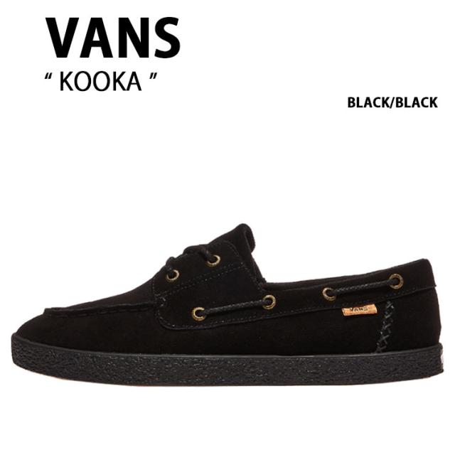 VANS バンズ スニーカー KOOKA BLACK V3730 クーカ ブラック 男性用