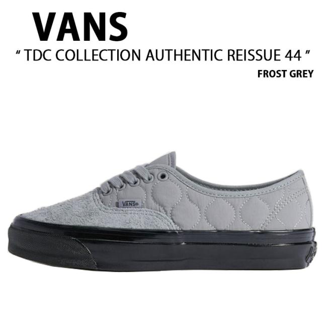 VANS バンズ スニーカー TDC COLLECTION AUTHENTIC REISSUE 44 FROST GREY VN000EBULLL TDC コレクション オーセンティック リイシュー44 フロスト グレイ 男性用 女性用