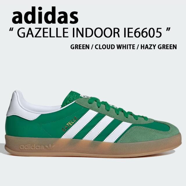 adidas originals アディダス スニーカー GAZELLE INDOOR IE6605 GREEN シューズ ガゼルインドア グリーン スエード メンズ レディース
