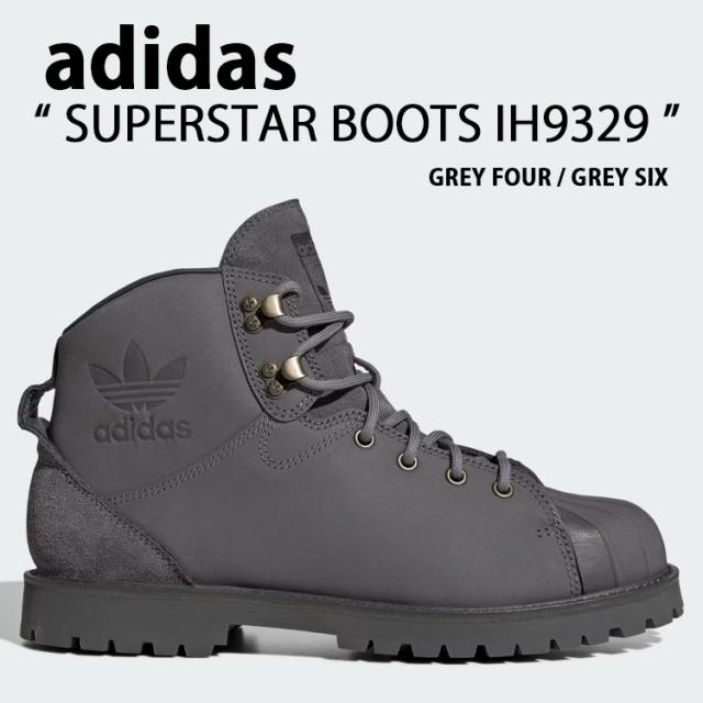 adidas originals アディダス スニーカー SUPERSTAR BOOTS IH9329 GREY シューズ スーパースターブーツ グレー SST メンズ レディース