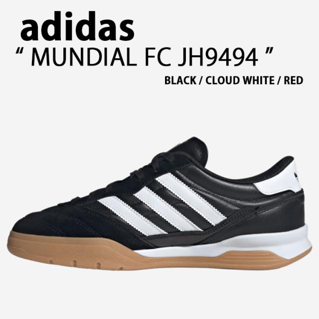 adidas originals アディダス スニーカー MUNDIAL FC JH9494 BLACK WHITE シューズ ムンディアルFC ブラック ホワイト メンズ レディース