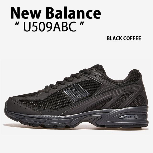 New Balance ニューバランス スニーカー U509ABC BLACK シューズ NewBalance509 ランニングシューズ メッシュ ブラック メンズ レディース