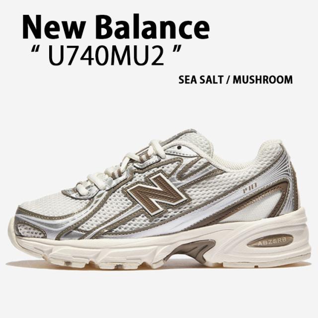 New Balance ニューバランス スニーカー U740MU2 WHITE BROWN シューズ NewBalance740 ホワイト ブラウン メンズ レディース