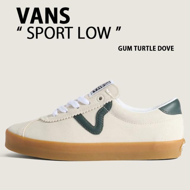 VANS バンズ スニーカー SPORT LOW VN000D1P89F シューズ スポーツロー IVORY GREEN アイボリー グリーン スエード メンズ レディース