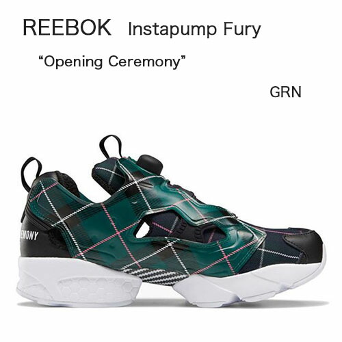 REEBOK リーボック スニーカー INSTAPUMP FURY Opening Ceremony グリーン オープニングセレモニー FW2474