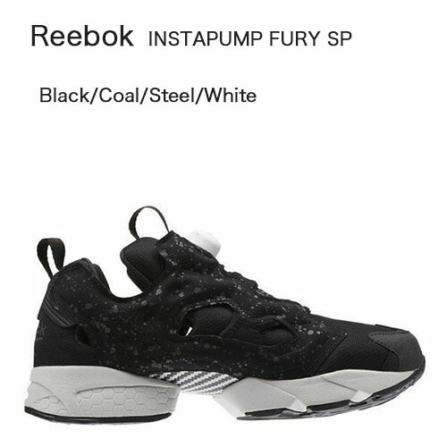 REEBOK リーボック スニーカー INSTAPUMP FURY SP Black Coal Steel White ポンプフューリー AQ9803