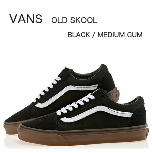 VANS スニーカー OLD SKOOL GUMSOLE BLACK VN0001R1GI61
