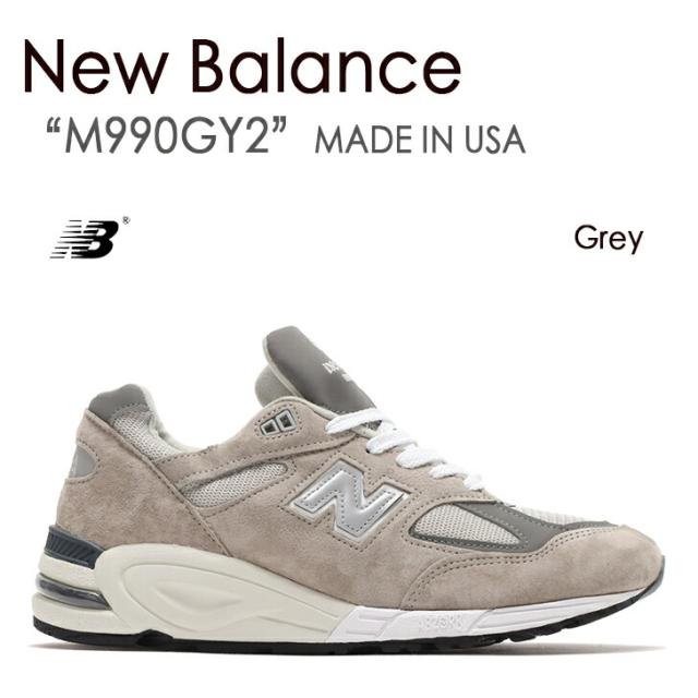 New Balance ニューバランス スニーカー 990 USA アメリカ製 GRAY グレー M990GY2
