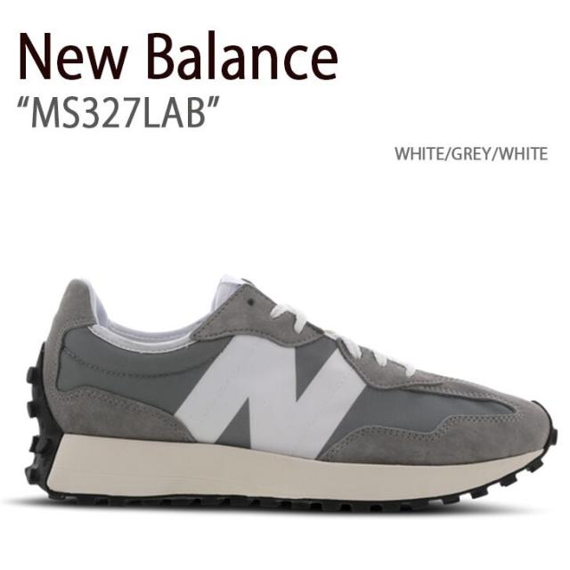 New Balance ニューバランス スニーカー 327 MS327LAB ホワイト グレー ホワイト