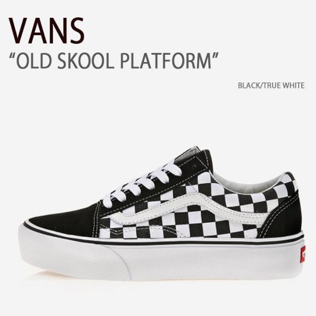 VANS スニーカー OLD SKOOL PLATFORM BLACK TRUE WHITE VN0A3B3UHRK